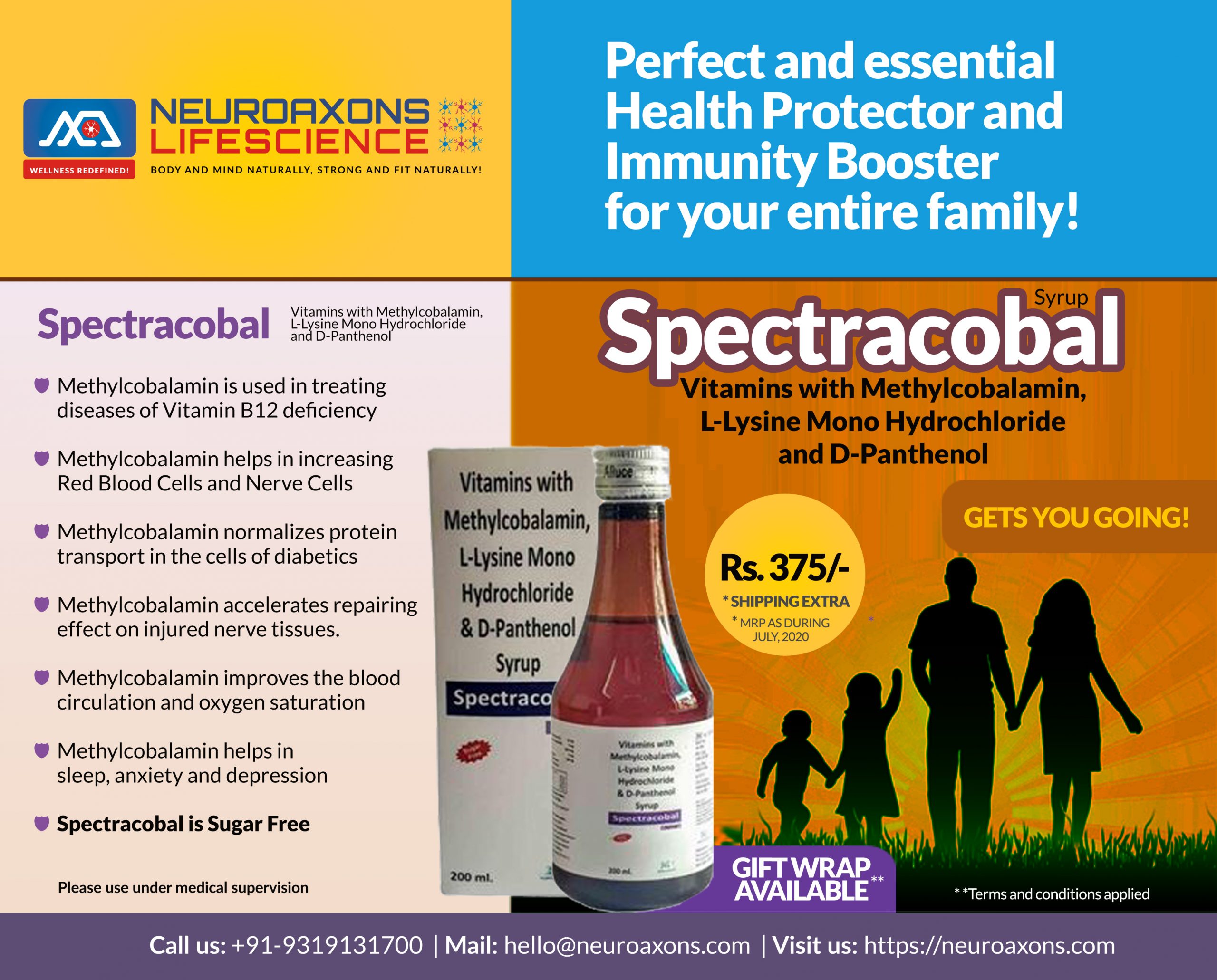Spectracobal Syrup (Pack of 3) – Neuroaxons Lifescience LLP